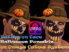 Second Life Marketplace - Tattoo on face Halloween Pumpkin on Omega ...