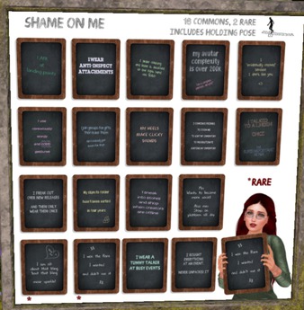 Second Life Marketplace - *~*HopScotch*~* Shame on me - Tummy Talker