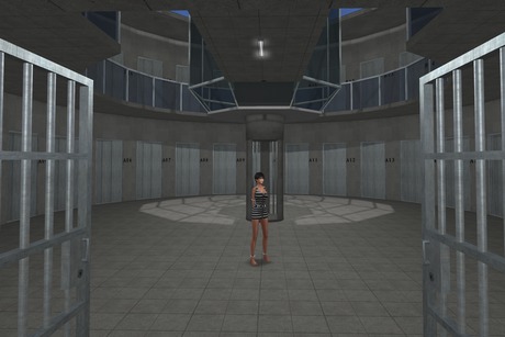 Second Life Marketplace - Big Prison 38 RLV Cells (Round Cellblock)