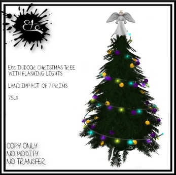 Second Life Marketplace - Etc. INDOOR CHRISTMAS TREE
