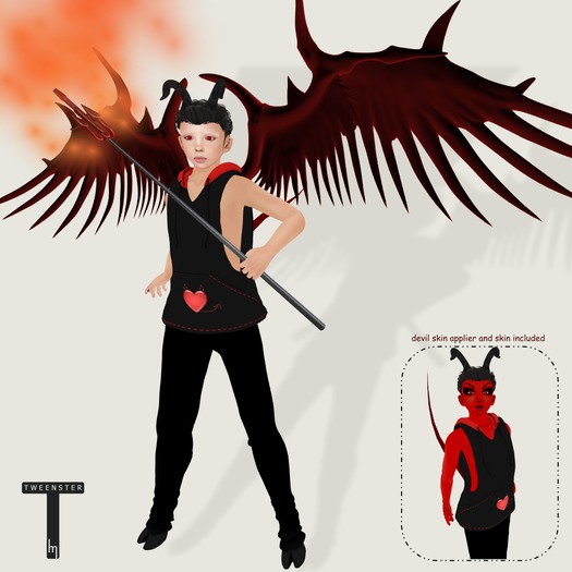 Second Life Marketplace - NRs!-Tweenster-reg.kids-Devil made me