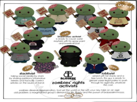 Second Life Marketplace - [blissiere] zombies' rights activists - human ...