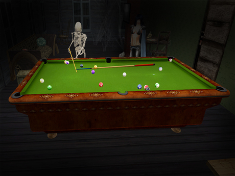Second Life Marketplace - Haunted Billiard/Pool Table
