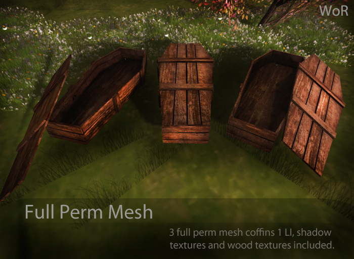 Second Life Marketplace - FULL PERM 1 LI COFFINS