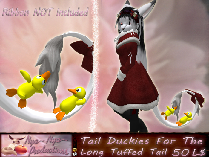 Second Life Marketplace - !N~N~P! Tail Duckies - Long Tuffed Tail *Hud Box*