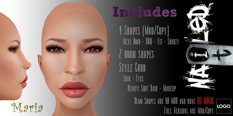 Second Life Marketplace - [ Ni ] Maria Shape Pack