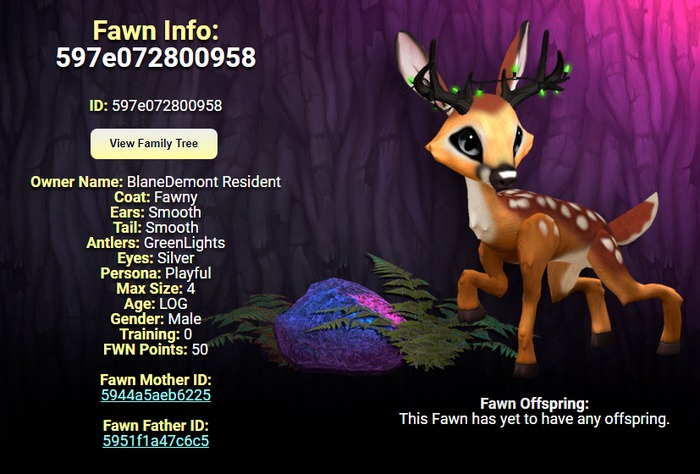 Second Life Marketplace - DBL Smooth Greenlight Male Fawn Log