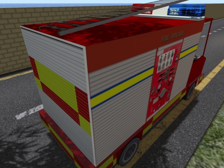 Second Life Marketplace - British Fire Engine by Knoworks