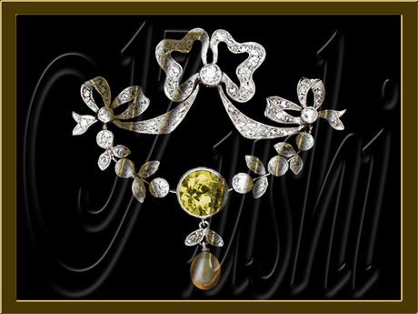 Second Life Marketplace - Bow Draped Gem 512x492 BERYL Alpha Textures