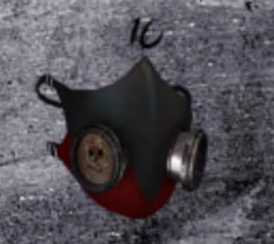 Second Life Marketplace - 10**UbS** Real Gas Mask Gacha Skull Red&Black