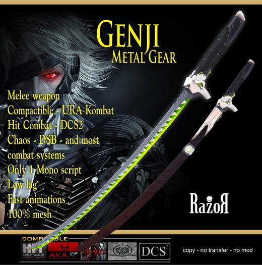 Second Life Marketplace - Razor - Genji - Metal Gear