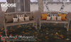 Second Life Marketplace - GOOSE - Kayla bench (mahogany) + extra free ...