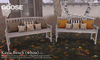 Second Life Marketplace - GOOSE - Kayla bench (white) + extra free ...