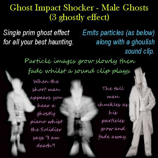 Second Life Marketplace - Ghost Impact Shockers (Male Ghosts)