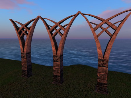 Second Life Marketplace - SSM - Fantasy Stone Column - Copy / Mod