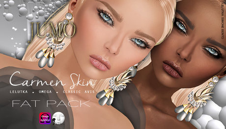 Second Life Marketplace - .:JUMO:. Carmen Skin Fat Pack - LELUTKA and Omega - ADD ME