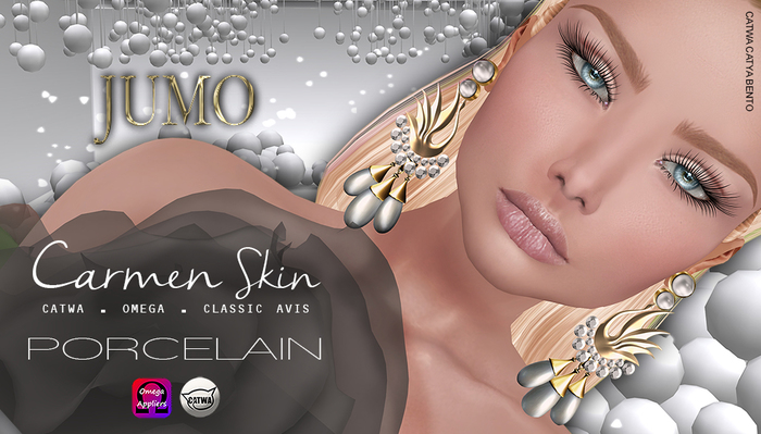 Second Life Marketplace - .:JUMO:. Carmen Skin Porcelain - CATWA and Omega - ADD ME
