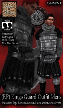 Second Life Marketplace - (RP) Kings Guard Outfit Men