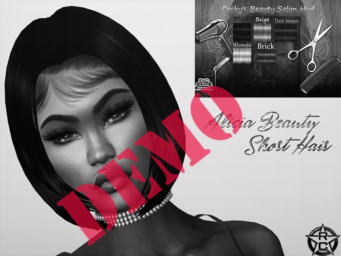 Second Life Marketplace - {RC}Alicia Beauty Short Hair Demo