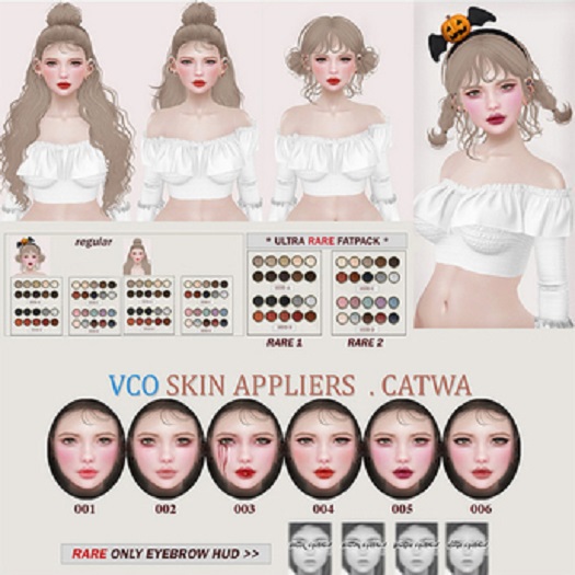 Second Life Marketplace - [DUE X VCO] Atomic // Skin Appliers . CATWA 003