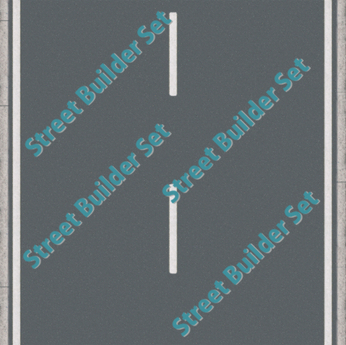 Second Life Marketplace - Highway / Road / Street Builder Set - 47 HQ Textures + 3 Street Pattern