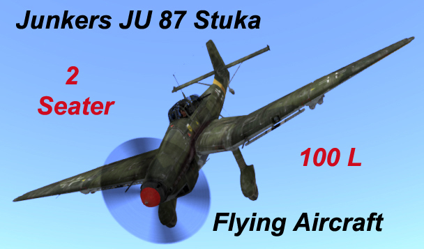 Second Life Marketplace - Junkers JU 87 Stuka Flying Aircraft