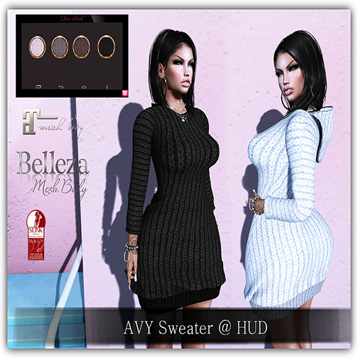Second Life Marketplace - AVY Sweater @ HUD