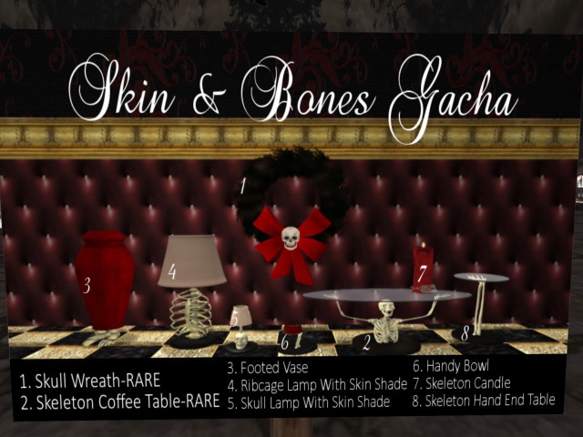Second Life Marketplace - GFY-Skin & Bones Gacha-Skeleton Hand End ...