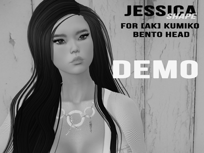 Second Life Marketplace Demo Jessica Shape For [ak] Kumiko