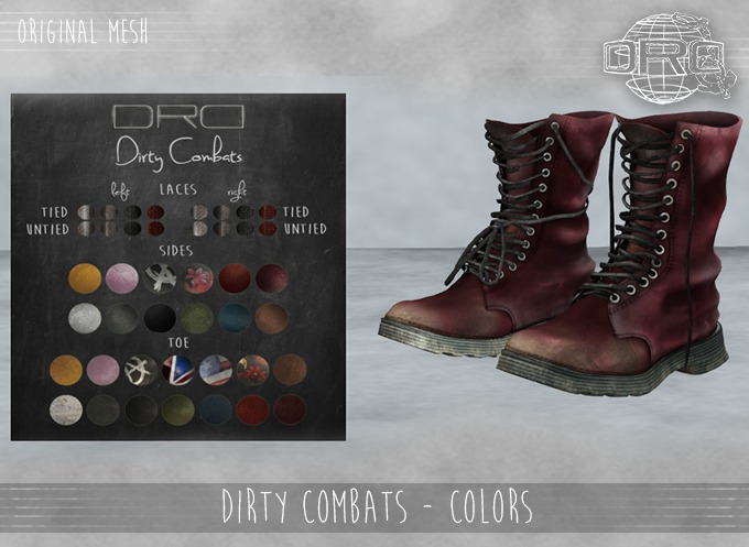 Second Life Marketplace - -DRD- Dirty Combats - Colors