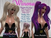Second Life Marketplace - Tara's Creations *Winona* Mesh Hair DEMO Pack (BOX)