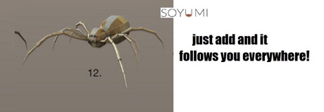 Second Life Marketplace - S&P Webcrawler Spider companion gold (rez to ...