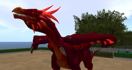 Second Life Marketplace - "Red Devil" Mod for Prehistorica Dragon