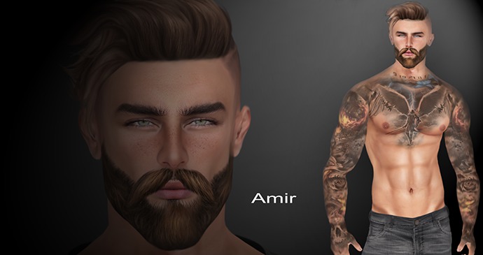 Second Life Marketplace - AMIR - MALE - COPPER - SKIN