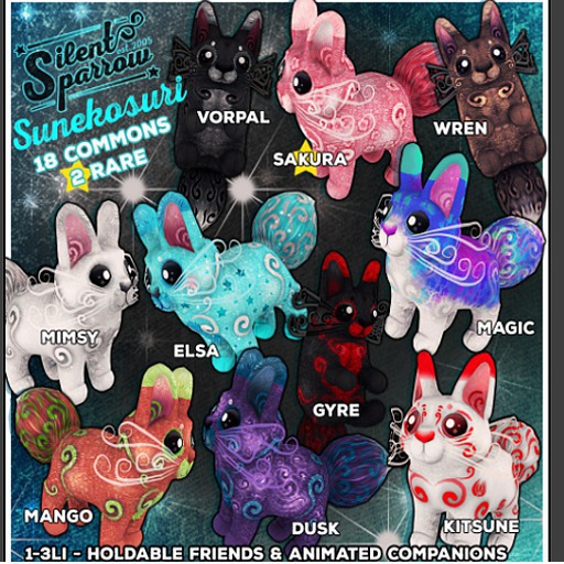 Second Life Marketplace - ~silentsparrow~ Sunekosuri! Dusk - Holding