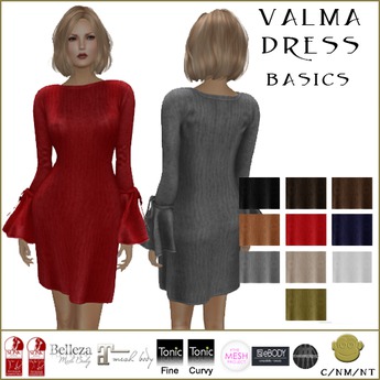 Second Life Marketplace - BM Valma Dress Basics