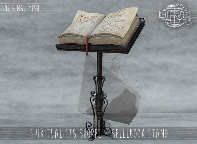 Second Life Marketplace - -DRD- Spiritualists Shoppe - Spellbook Stand