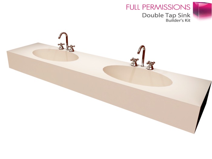 Second Life Marketplace - Meli Full Perm Mesh Double Tap Sink ...