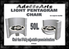 Second Life Marketplace - AdelleArts Light Pentagram Chair