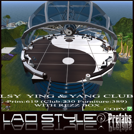 Second Life Marketplace - LAOSTYLE YING & YANG CLUB 7.1