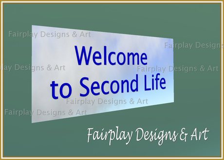 Second Life Marketplace - Welcome to Second Life Banner Windblown ...