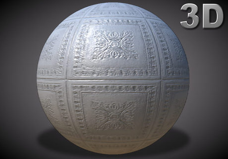 Second Life Marketplace - JU Classy Ceiling Plaster 004 3D Textures Full Perm