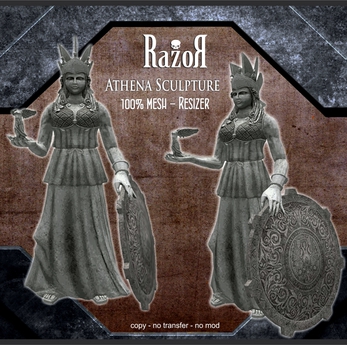 Second Life Marketplace - Razor - Athena Sculpture - box