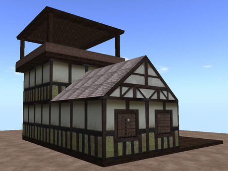 Second Life Marketplace - RE Tudor Corner Tavern w/Tower - Saloon/Pub ...