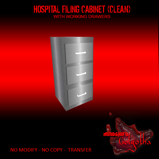 Second Life Marketplace - Mindshift - Shiny Filing Cabinet