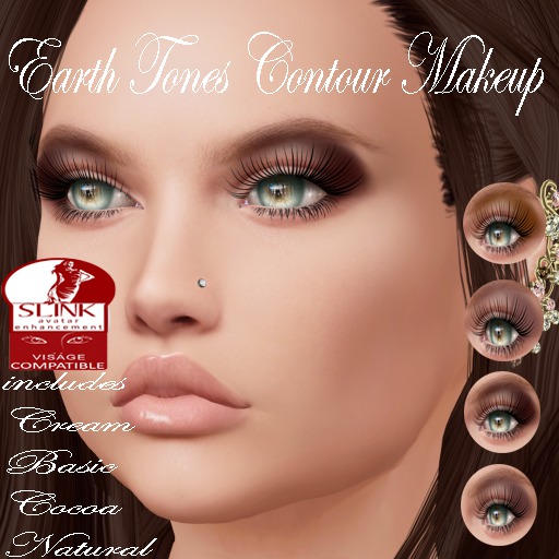 Second Life Marketplace - SLINK - EARTH CONTOUR EYE MAKEUP