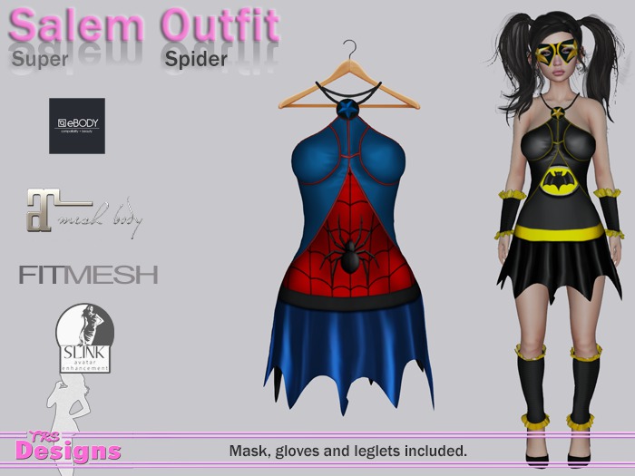 Second Life Marketplace - Salem Outfit Super Spider