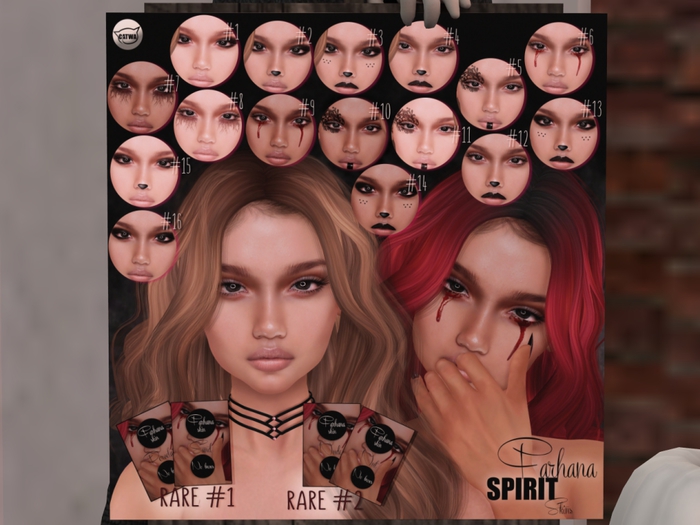 Second Life Marketplace - SPIRIT Skins - COMMON #3 [Catwa app]