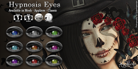 Second Life Marketplace - Az... Hypnosis Red (EYES APPLIERS)