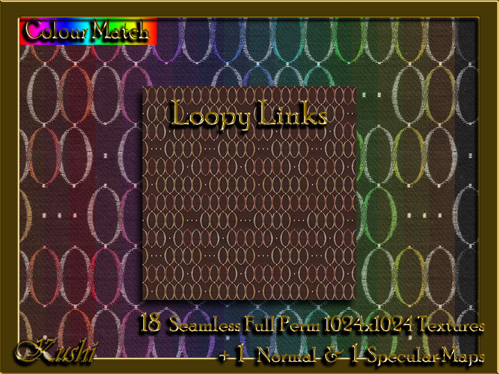 Second Life Marketplace - Loopy Links Seamless Textures